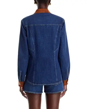 DOLCE CABO Faux Suede Trim Jacket