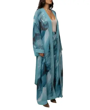 JLUXLABEL Abstract Alissa Printed Duster