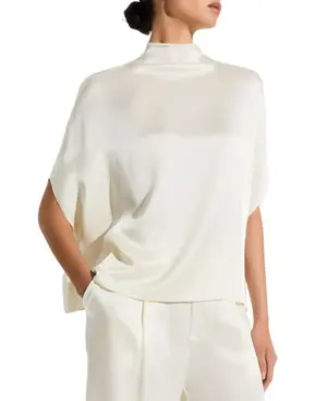 Lapointe Satin Cape Tee