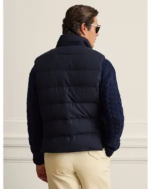 Ralph Lauren Purple Label Cashmere Stretch Down Vest