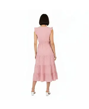 MER ST. BARTH Giselle Maxi Dress - Pink