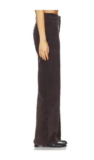 LEVI'S Ribcage Wide Leg Jeans In Brown