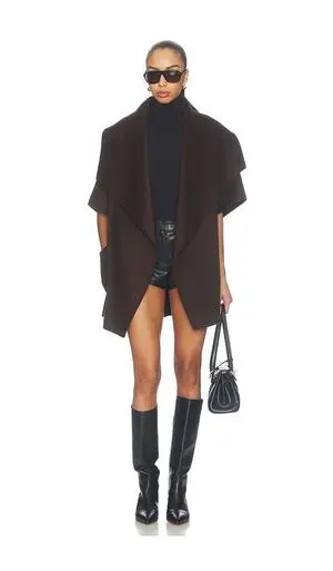 LAMARQUE Penelope Jacket In Chocolate - Dark Brown