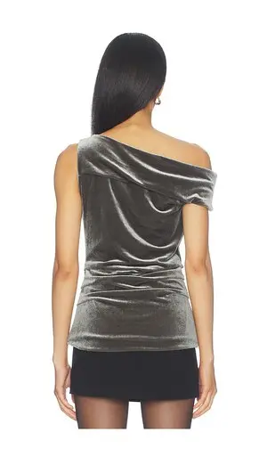 AGOLDE Carlin Top In Grey