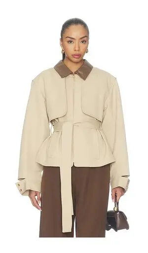 Cult Gaia Amyra Jacket In Neutral