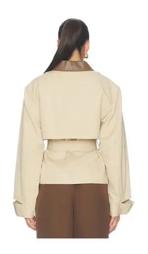 Cult Gaia Amyra Jacket In Neutral