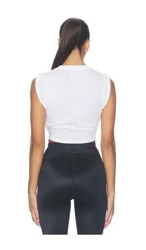 NIKESKIMS Crop Twist Tank Top In White