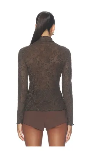 Astr The Label Kyra Top In Brown