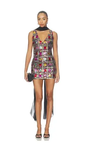 Show Me Your Mumu Carlyle Mini Dress In Pink