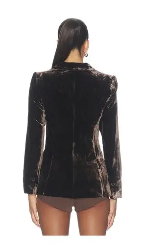 L'AGENCE Chamberlain Blazer In Brown