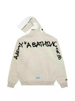 AAPE BY *A BATHING APE Moonface Embroidered Hoodie