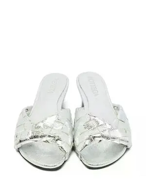 Bottega Veneta Blink Intrecciato Leather Sandals
