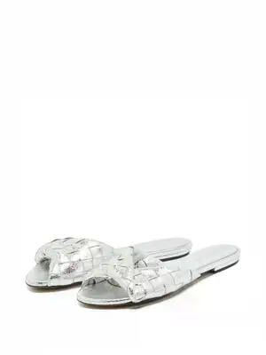 Bottega Veneta Blink Intrecciato Leather Sandals