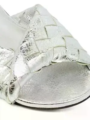 Bottega Veneta Blink Intrecciato Leather Sandals