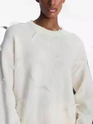 Simkhai Avrae Feather-embellished Sweater