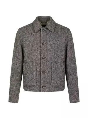 Agnona Cashmere Button-up Jacket - Grey