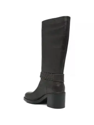 Liu Jo Braided-strap Block-heel Boots