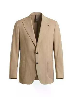 MULISH Pinstripe-pattern Single-breasted Suit - Neutrals