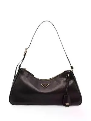Prada Logo-plaque Shoulder Bag
