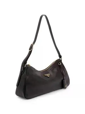 Prada Logo-plaque Shoulder Bag