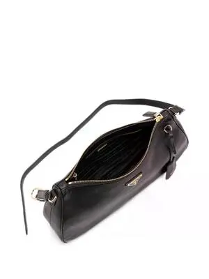 Prada Logo-plaque Shoulder Bag