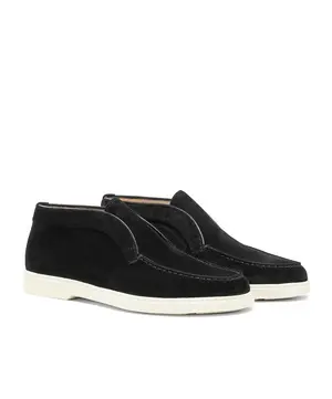 Santoni Suede Loafers