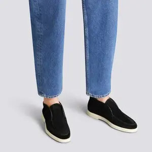 Santoni Suede Loafers