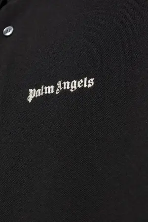 Palm Angels Logo Embroidered Polo Shirt
