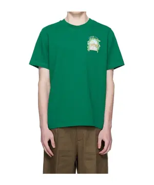 Casablanca Logo Crew Neck T-shirt