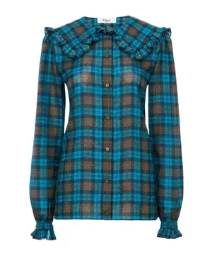 Chloé Long-sleeved Shirt - Blue