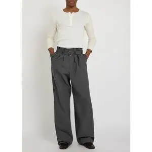 Dries Van Noten High-waisted, Wide-leg Dress Pants