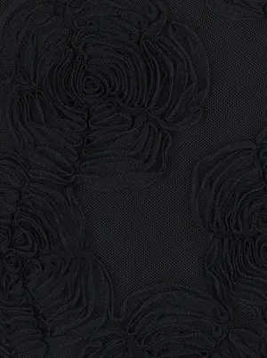 ROTATE BY BIRGER CHRISTENSEN Floral Mesh Mini Dress