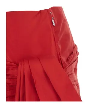 ROTATE BY BIRGER CHRISTENSEN Bow-detail Skirt - Red