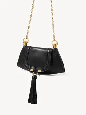 Chloé Mini Marcie Foulard Chain Bag In Soft Leather