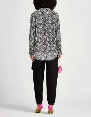 Isabel Marant Étoile Two-tone Long-sleeve Crew Neck Shirt