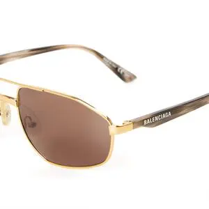 Balenciaga Rectangular Aviator Sunglasses