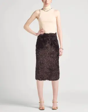 MAISON MARGIELA Solid-colored Knit Flare Skirt