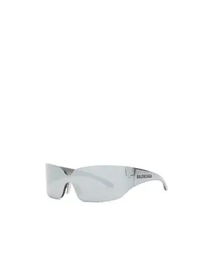 Balenciaga Shield Sunglasses - Silver