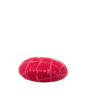 VIVIENNE WESTWOOD Orb Argyle Beret - Red