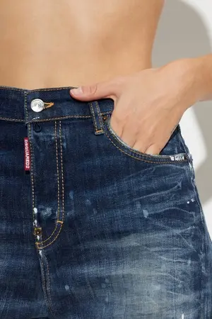 Dsquared2 ダメージ ペイント ジーンズ