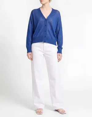 Max Mara Solid-color Long-sleeve Knit Top