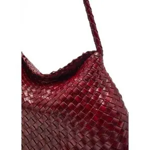 Dragon Diffusion Lightweight Woven Leather Bag