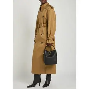 Saint Laurent Grain Leather Bucket Bag