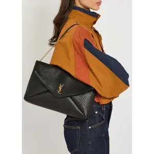 Saint Laurent Litchi Grain Shoulder Bag