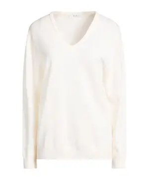 Max Mara Solid-color Wool Knit Sweater - Camel