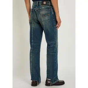 Versace Mid-rise Straight-leg Jeans