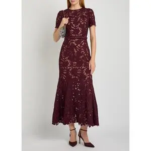 SELF-PORTRAIT Floral Lace Dress