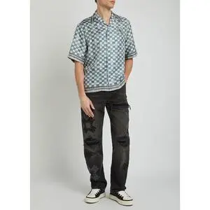 Amiri Mid-rise Straight-leg Jeans