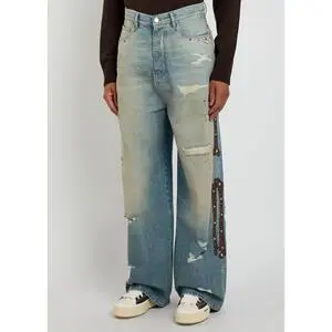 Amiri Mid-rise Straight-leg Jeans