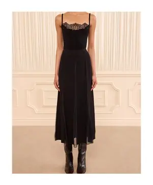 Ulla Johnson Pleated Skirt - Black